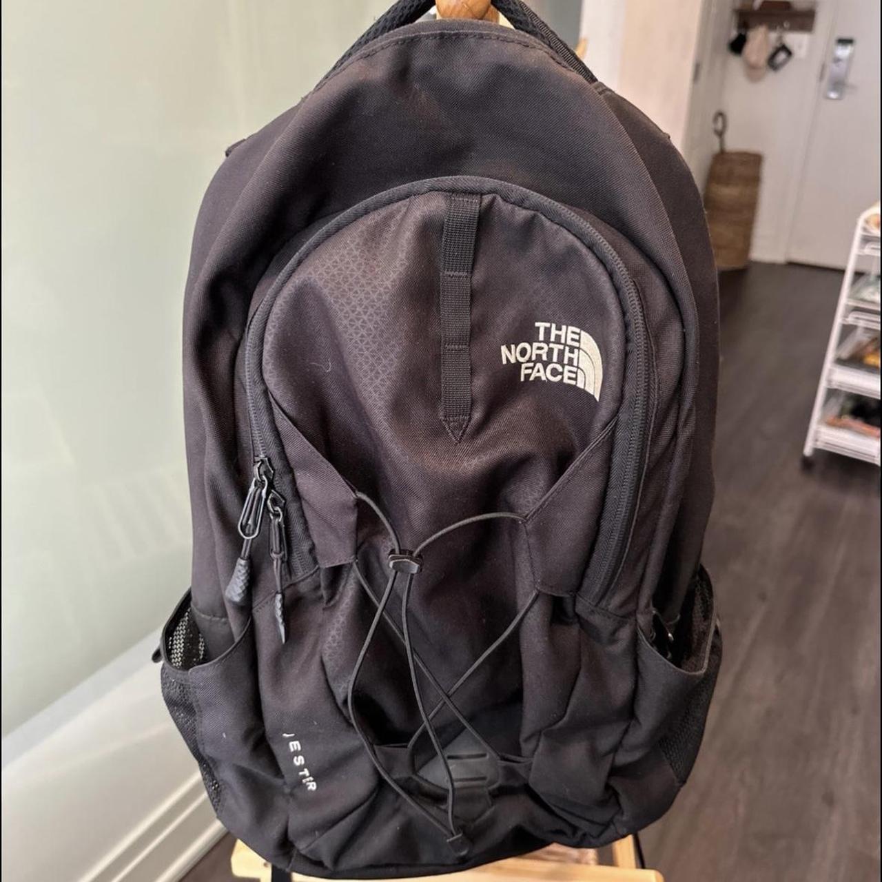 The North Face backpack. Black. Spacious. Great... - Depop