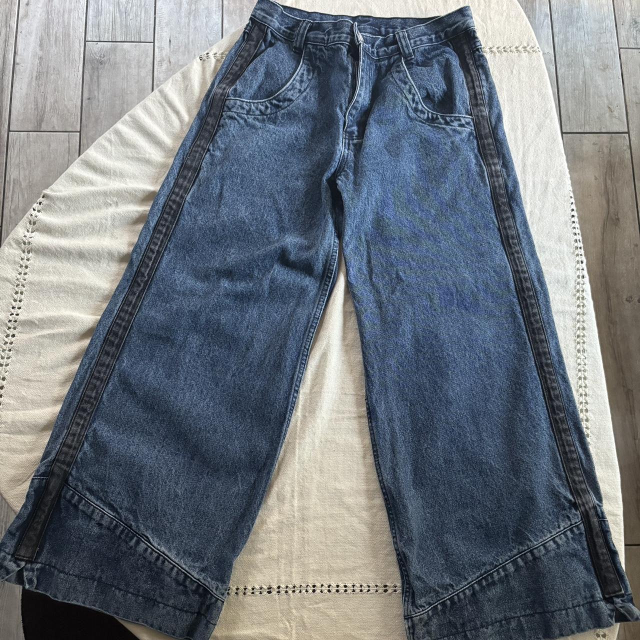 30/30 liquid lagoon divider denim 12 3/4 inch leg... - Depop