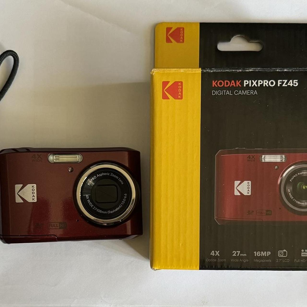 Viral Kodak Pixpro FZ45 red digital camera. Amazing... - Depop