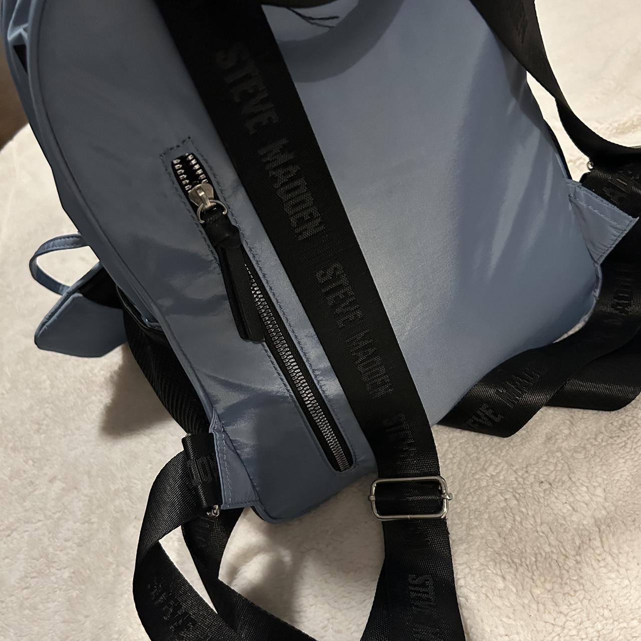 Blue Steve Madden backpack, never used comes with a... - Depop