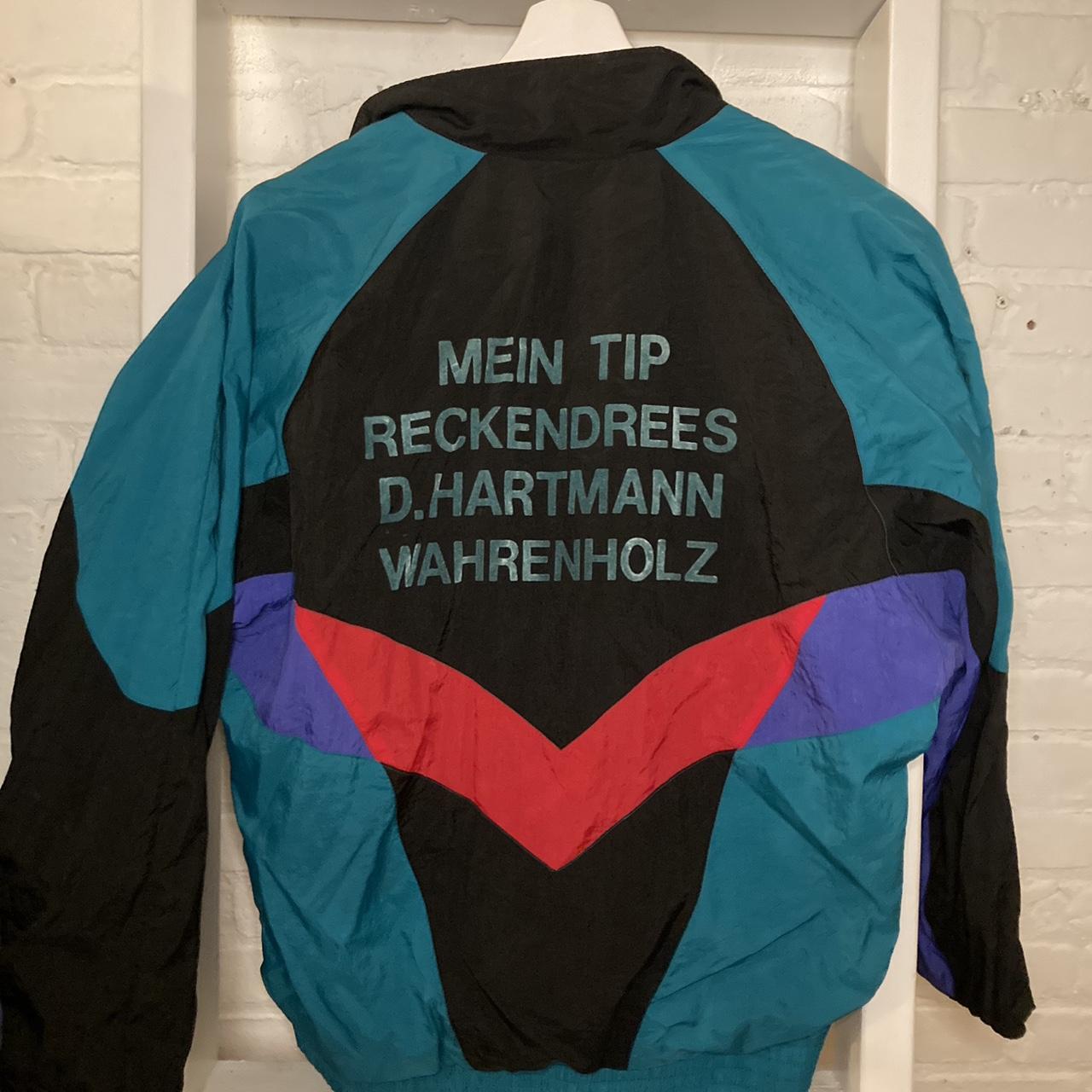 Original 80’s German adidas tracksuit top #vintage... - Depop