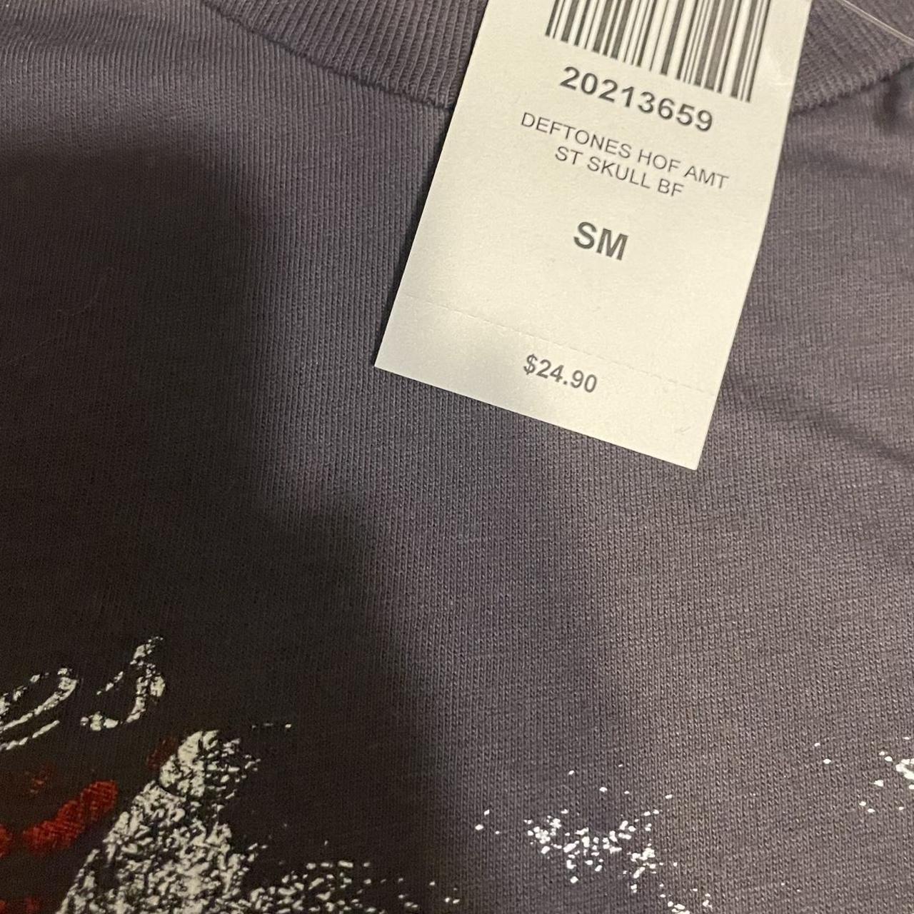 Deftones Skulls & Roses Boyfriend Fit girls T-Shirt,... - Depop