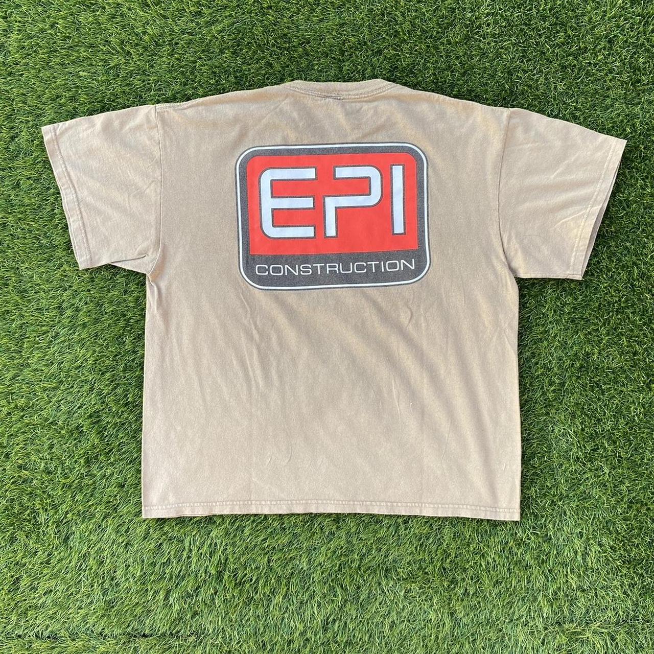 EPI Construction Graphic T-shirt - Depop