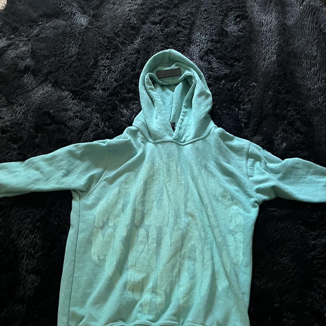 Angelic Motion Hoodie | Medium Runs smaller Teal - Depop