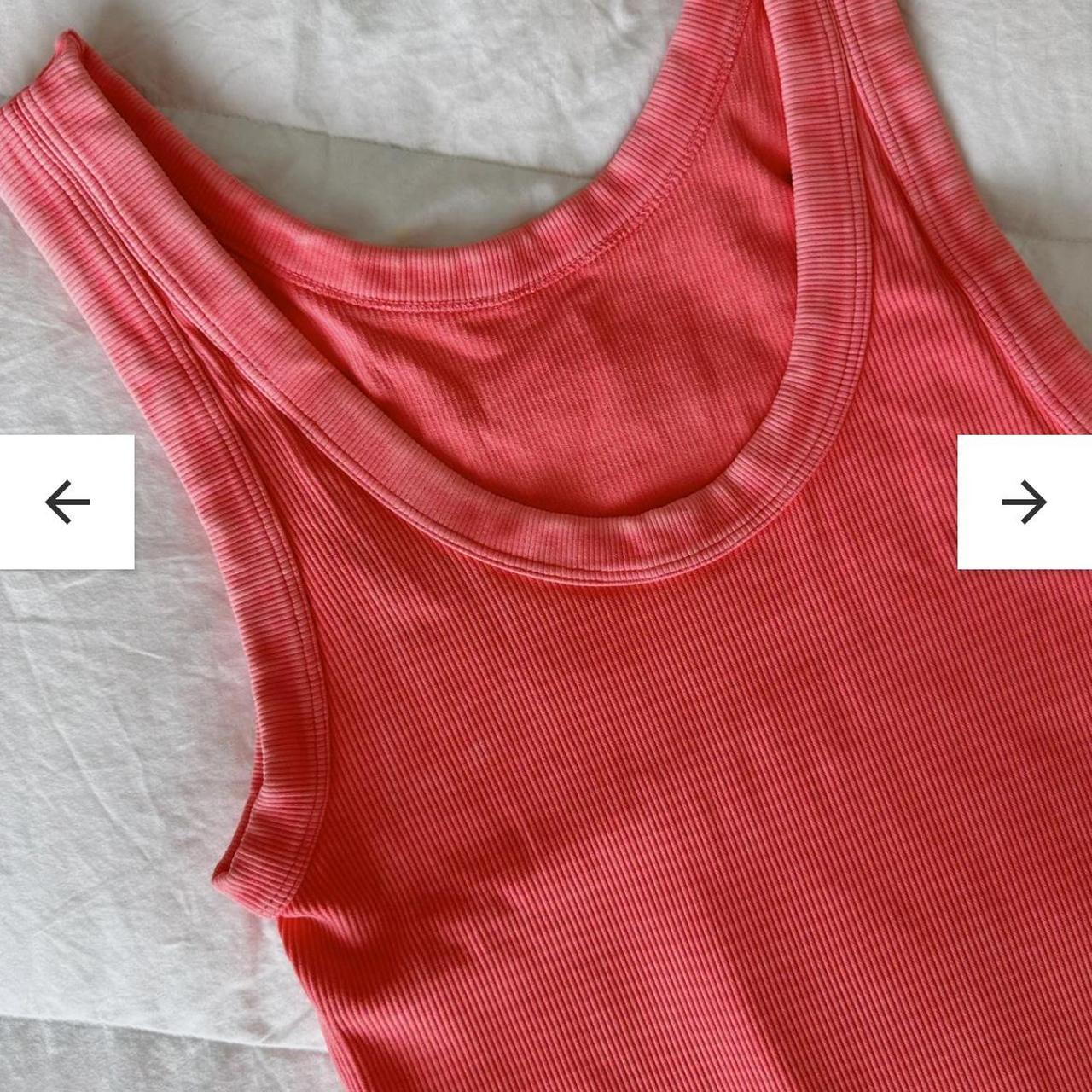 Olive Lynn melon color classic long tank top. Super... - Depop