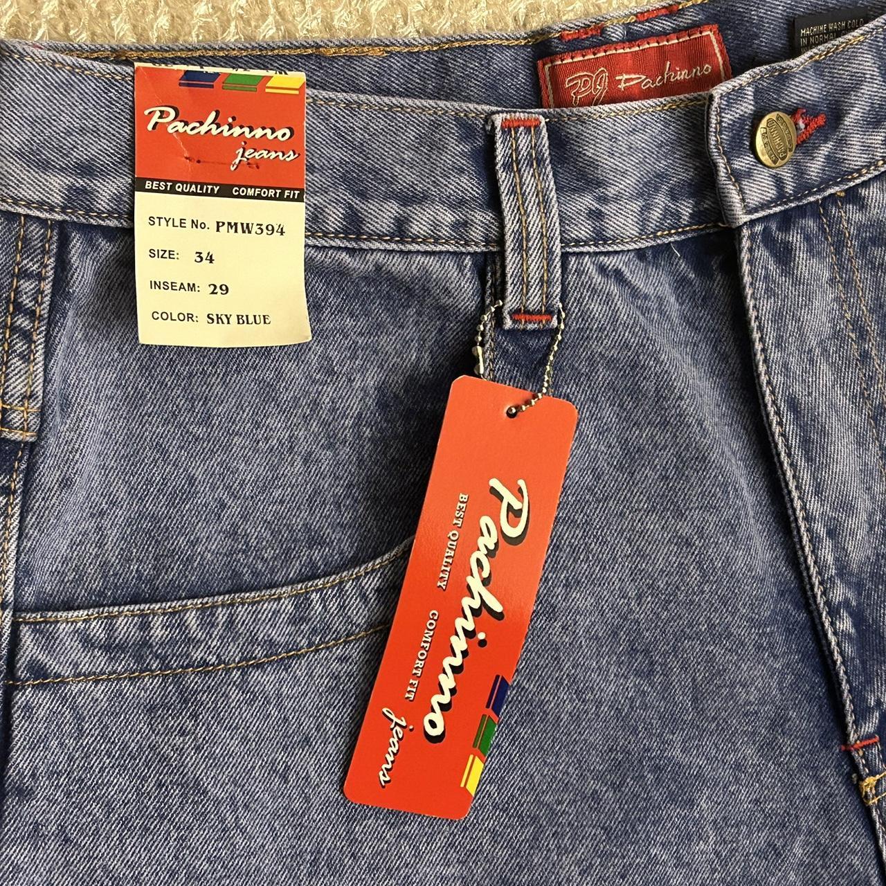 Vintage Pachinno Jeans Wide Leg Baggy Jeans Jesus... - Depop