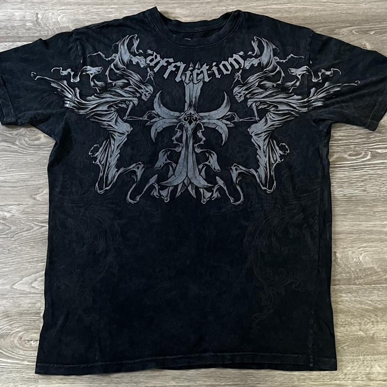 Affliction cross design Size XL No flaws #grunge... - Depop