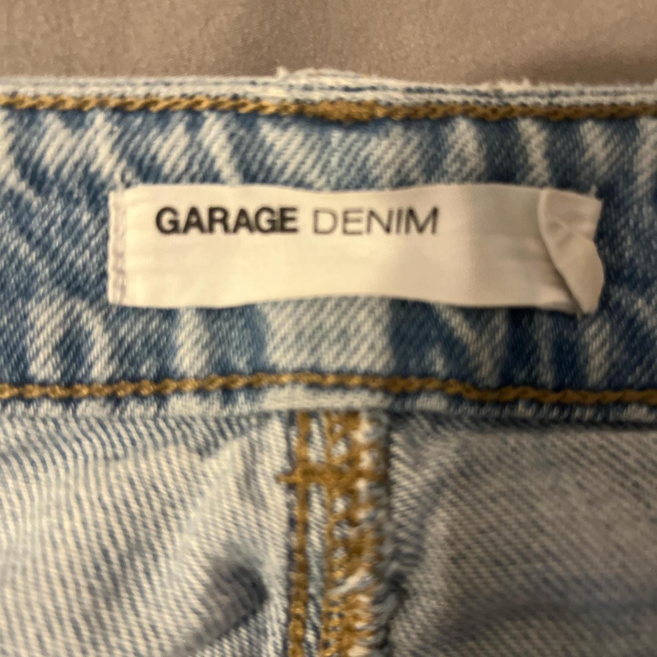 Garage denim jeans, light wash size 0-2 - Depop