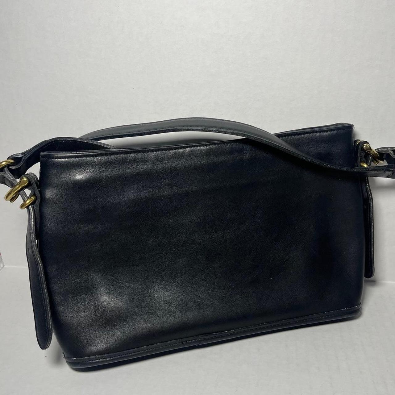 Vintage Coach Taylor Zip Brown Leather Crossbody... - Depop