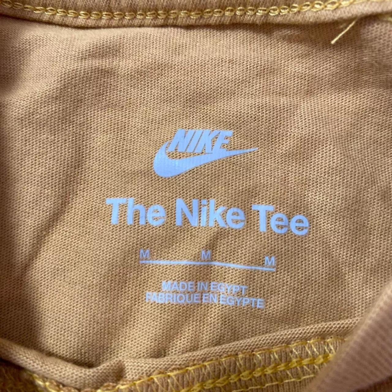 NIKE Solo Swoosh Tick Crew Neck Cotton T Shirt.... - Depop