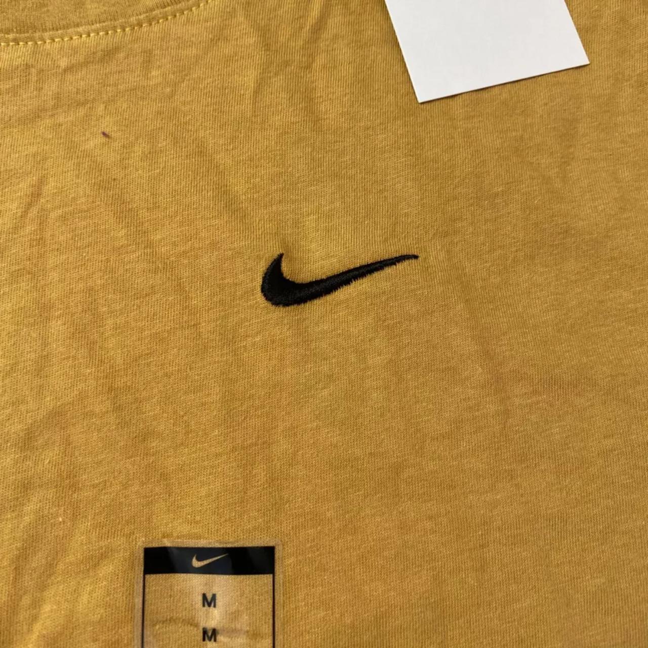 NIKE Solo Swoosh Tick Crew Neck Cotton T Shirt.... - Depop