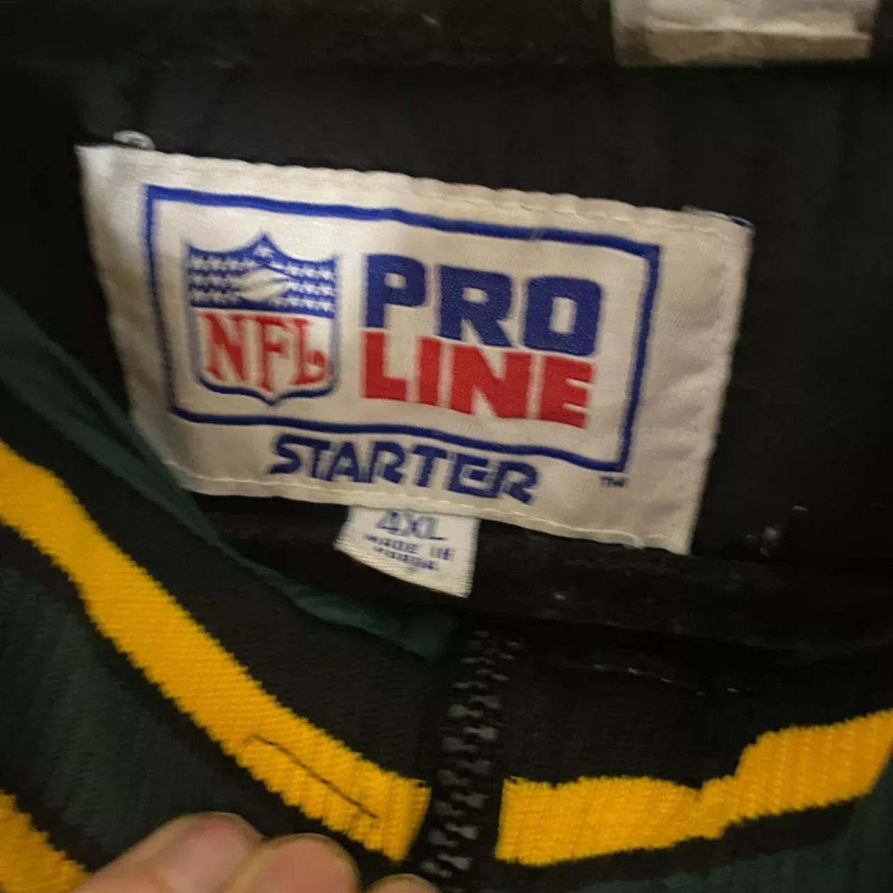 Vintage Script Green Bay Packers STARTER Pro Line... - Depop