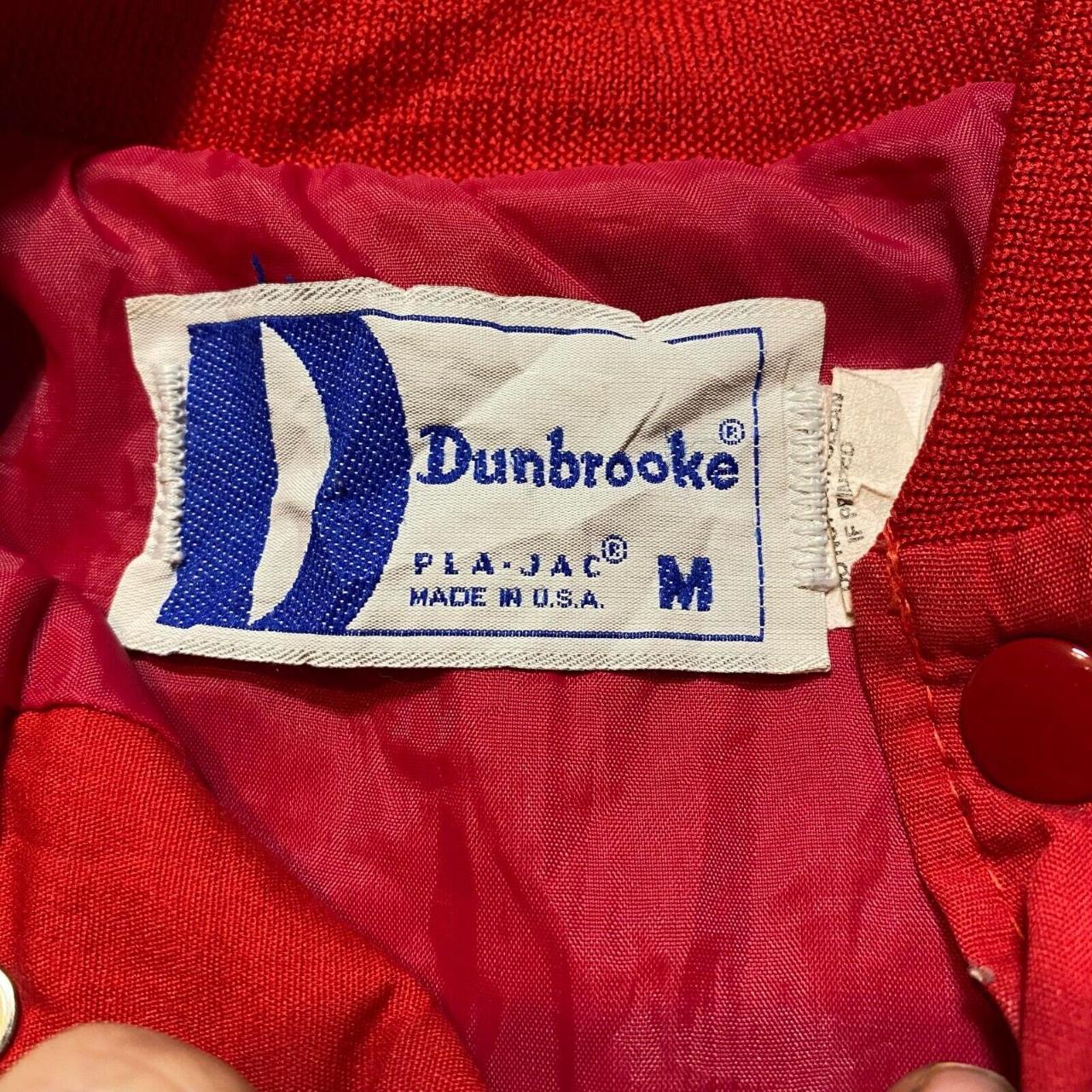 VTG Dunbrooke Supersweet Feeds Red Varsity Jacket.... - Depop