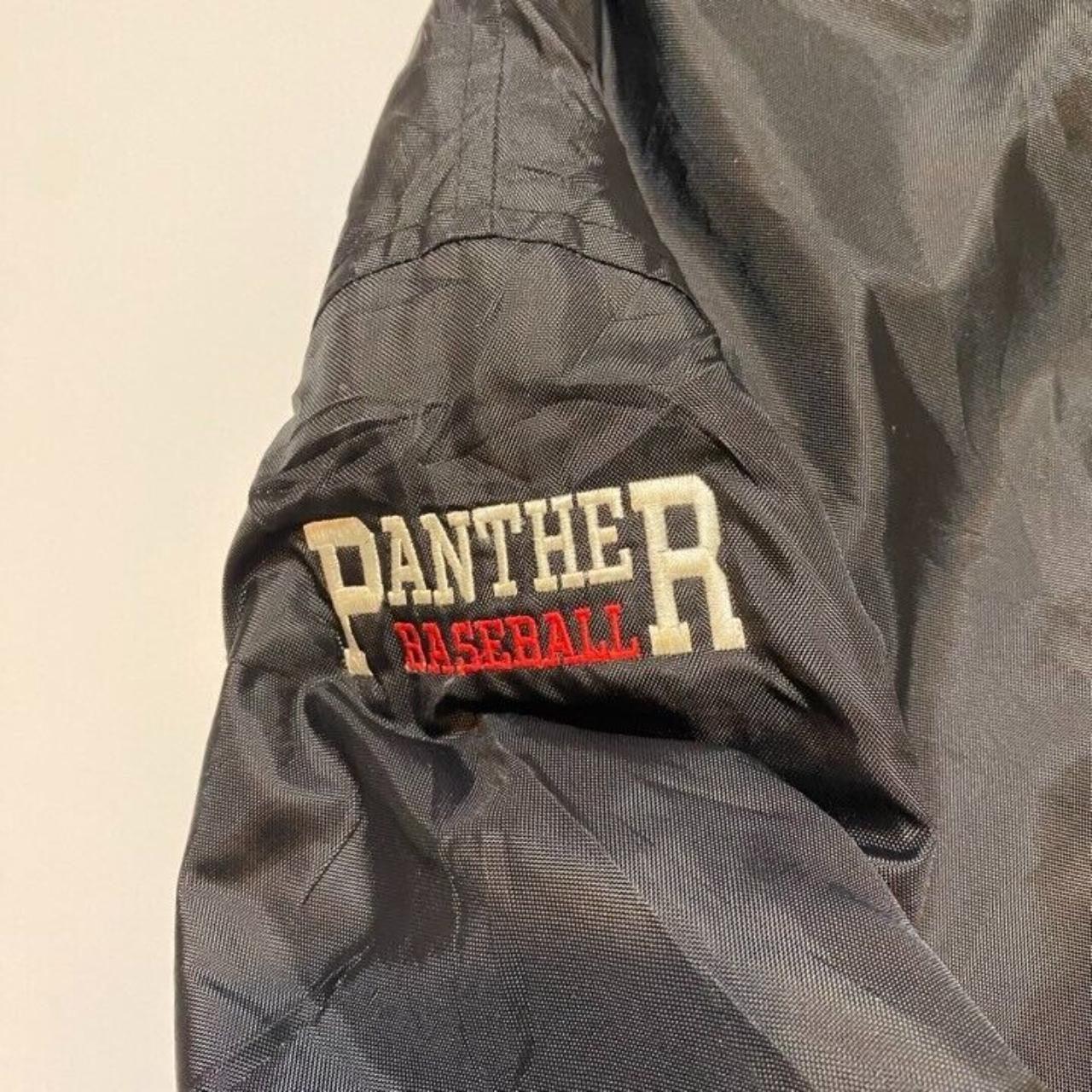 VINTAGE Holloway Panther Baseball Jacket Mens L... - Depop