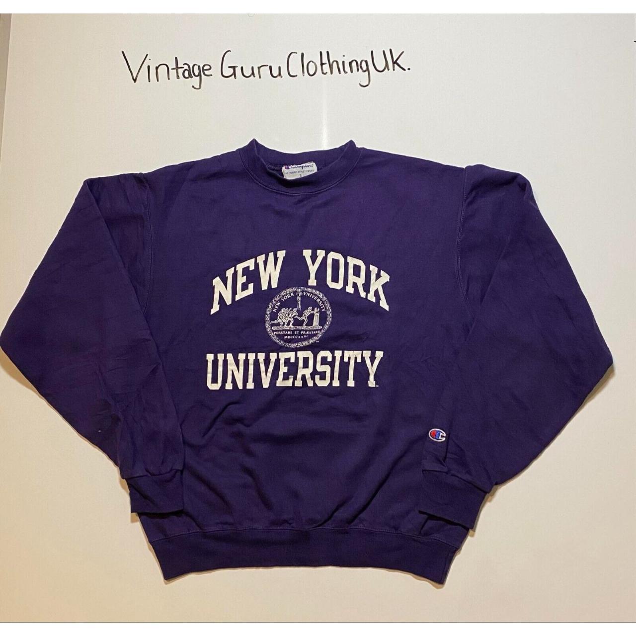 Rare Vintage New York University NYU Champion... - Depop