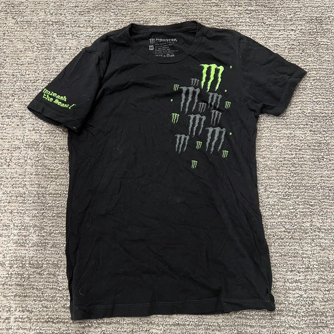 Mens medium monster energy t shirt - Depop