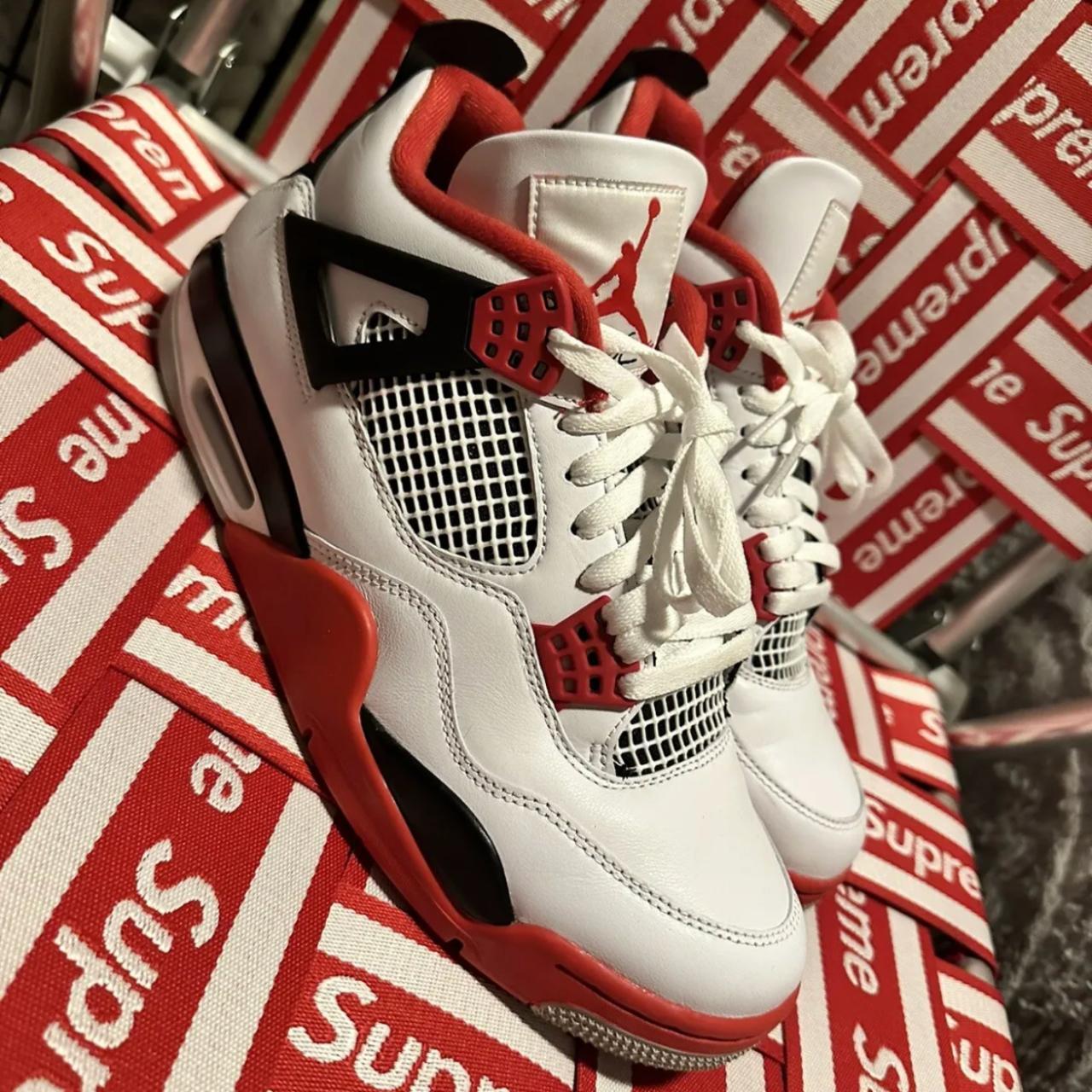 Size 9.5 Fire reds good condo 100% Authentic Feel... - Depop