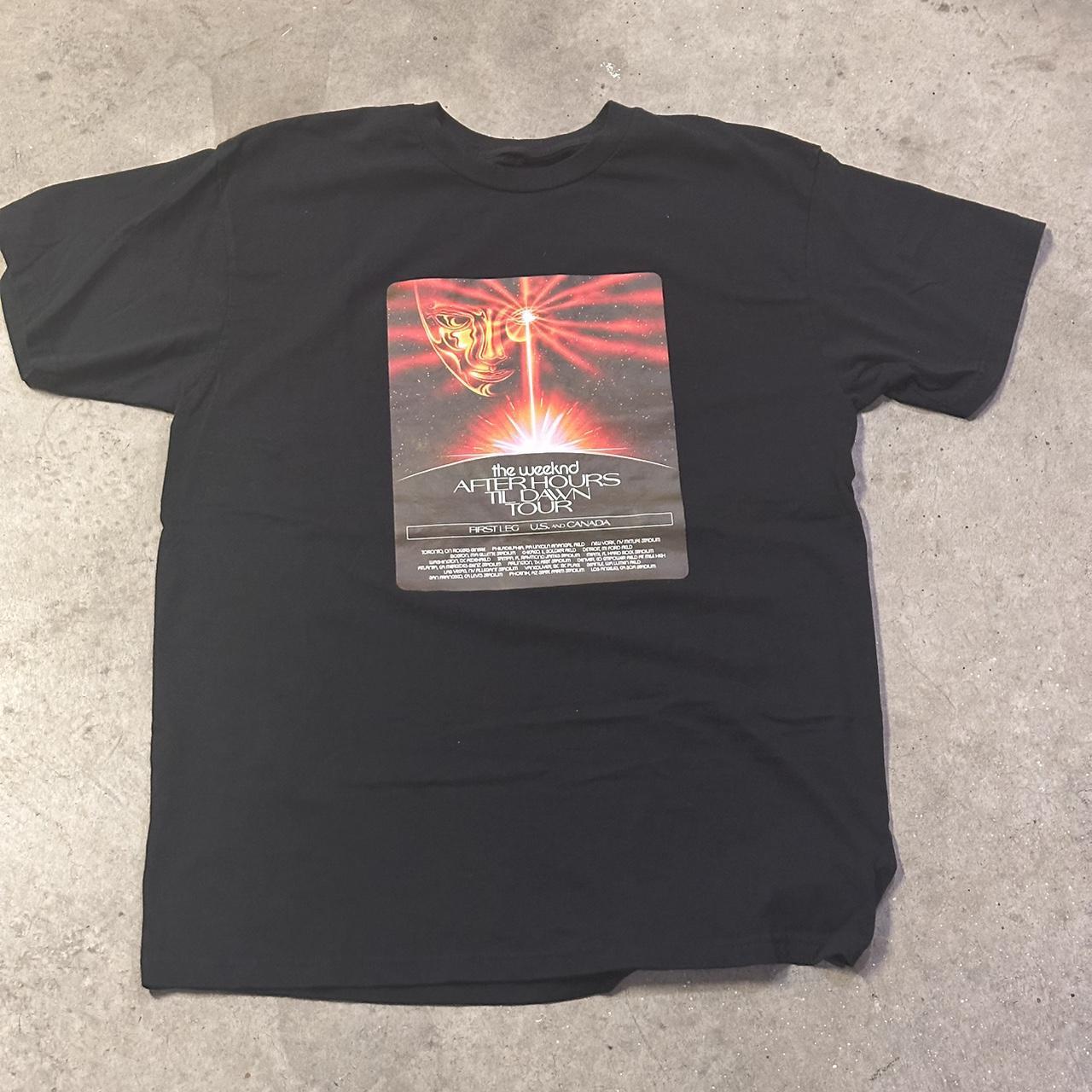 AFTER HOURS TILL DAWN OFFICIAL TOUR SHIRT The Weeknd... - Depop