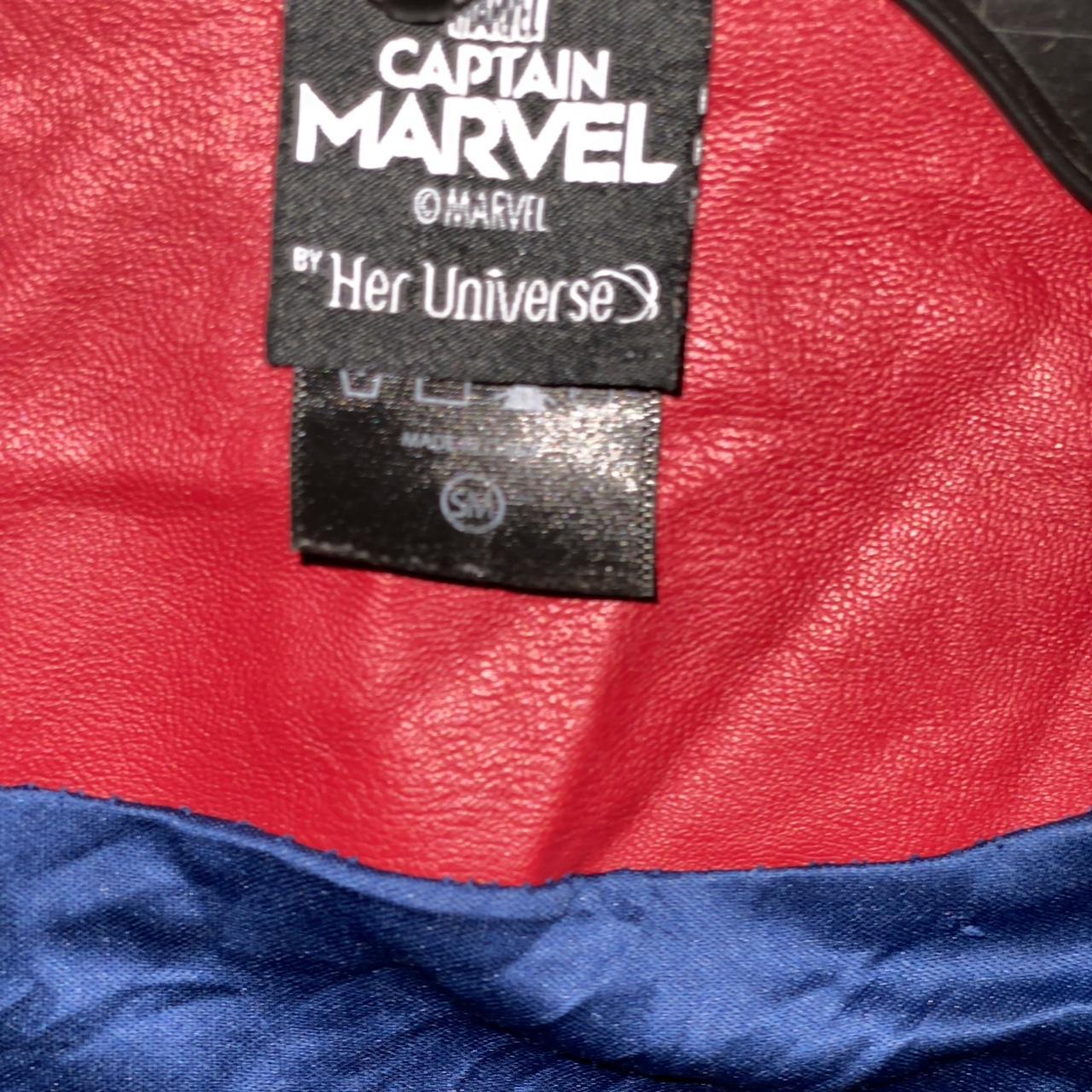 Captain marvel “her universe” ladies jacket 🧥 size... - Depop