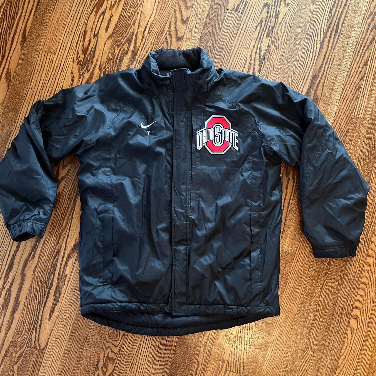 Ohio State Nike coat, team coat #7 size large - Depop