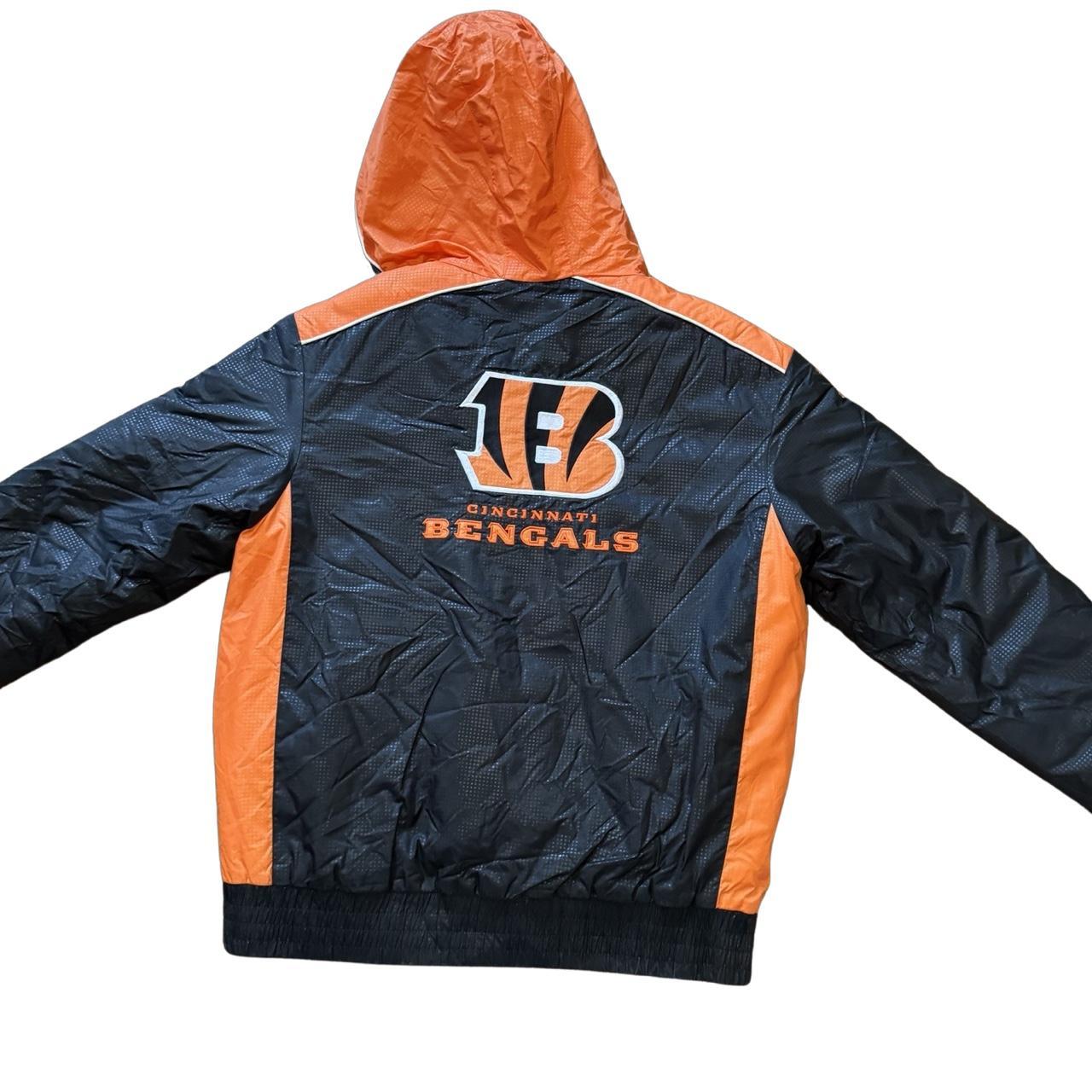 Vintage Cincinnati Bengals, puffer coat, NFL... - Depop