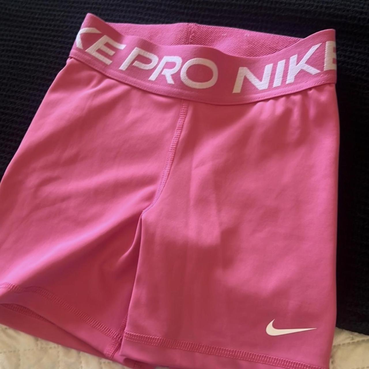 Pink Nike shorts - Depop