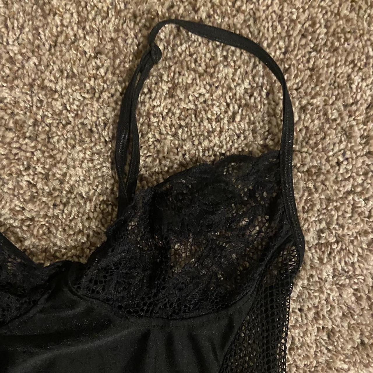 MESH ONSIE LINGERIE WITH GARTERS #lingerie #mesh... - Depop