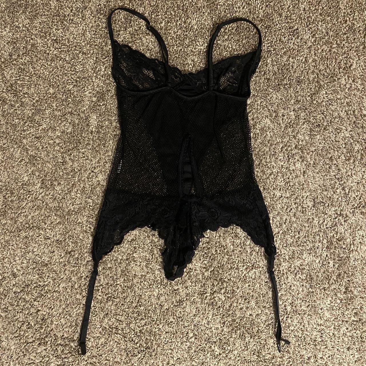 MESH ONSIE LINGERIE WITH GARTERS #lingerie #mesh... - Depop