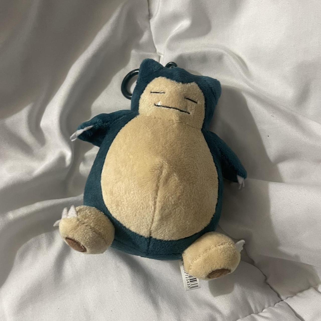 snorlax plush keychain -no flaws -no stains -good... - Depop