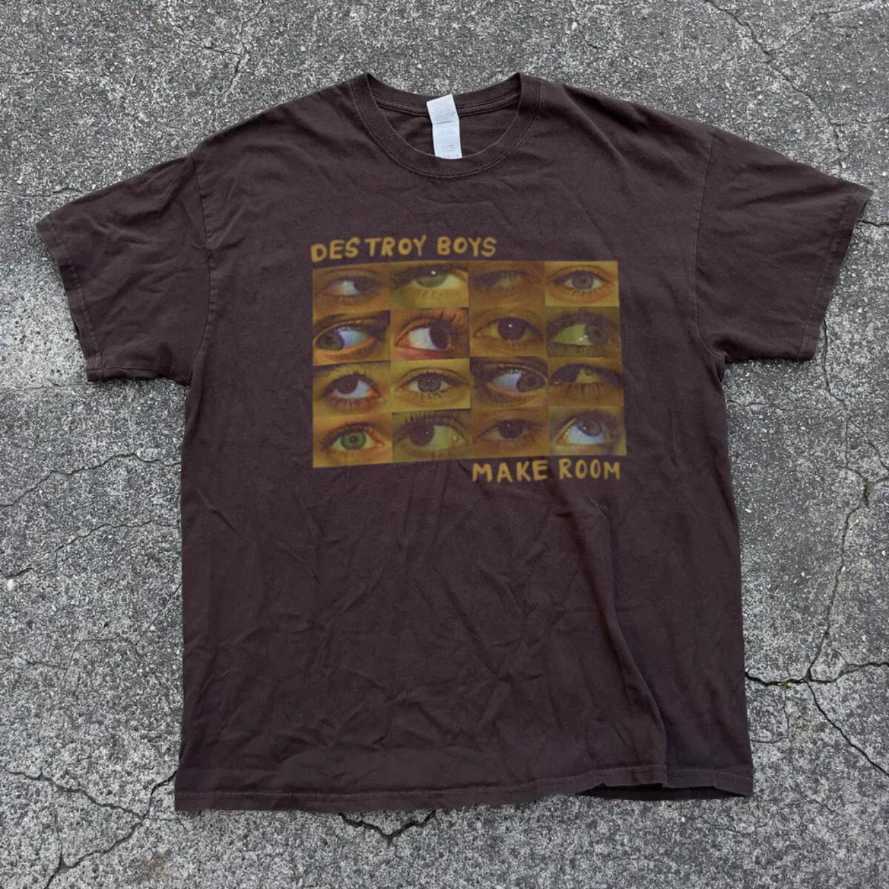 destroy boys make room t shirt GILDAN HEAVY... - Depop