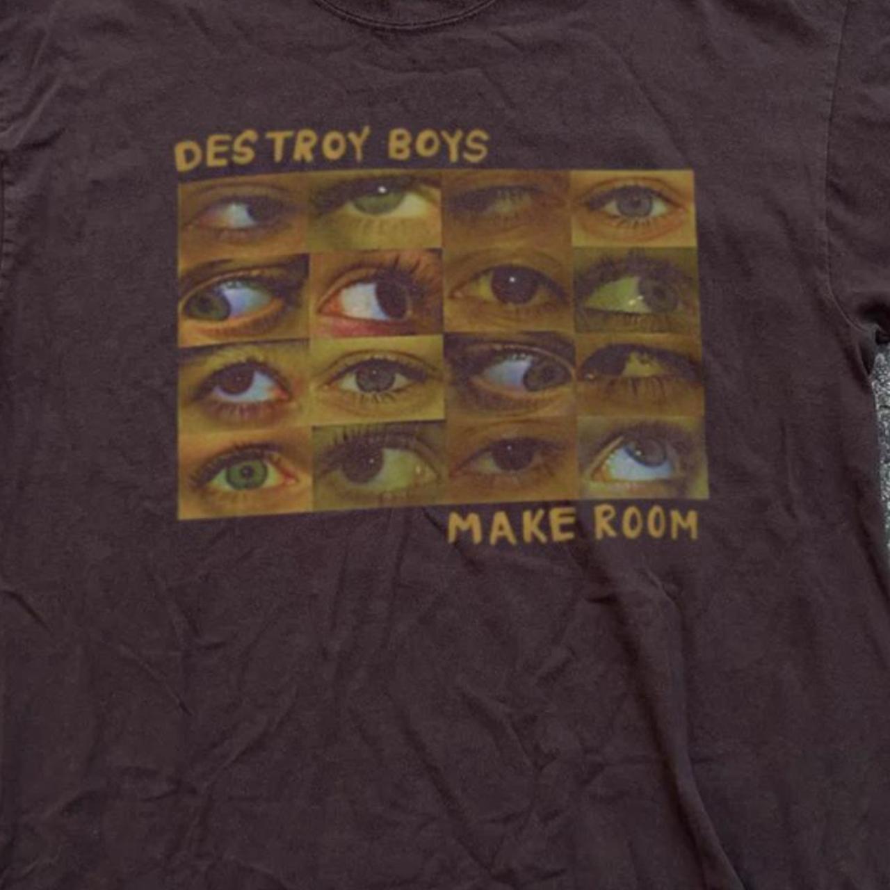 destroy boys make room t shirt GILDAN HEAVY... - Depop