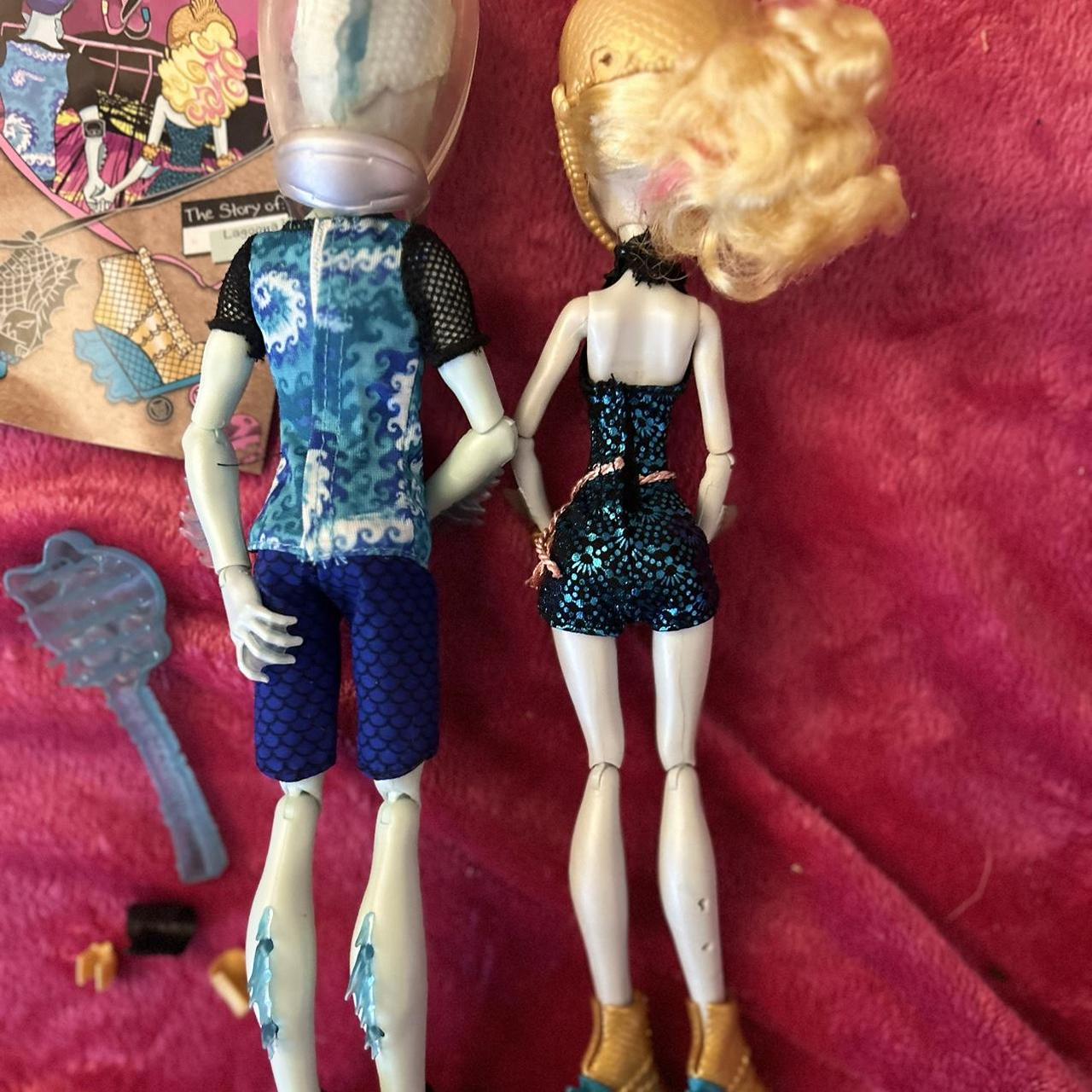 Monster high “wheel love” Lagoona and Gil dolls... | Depop
