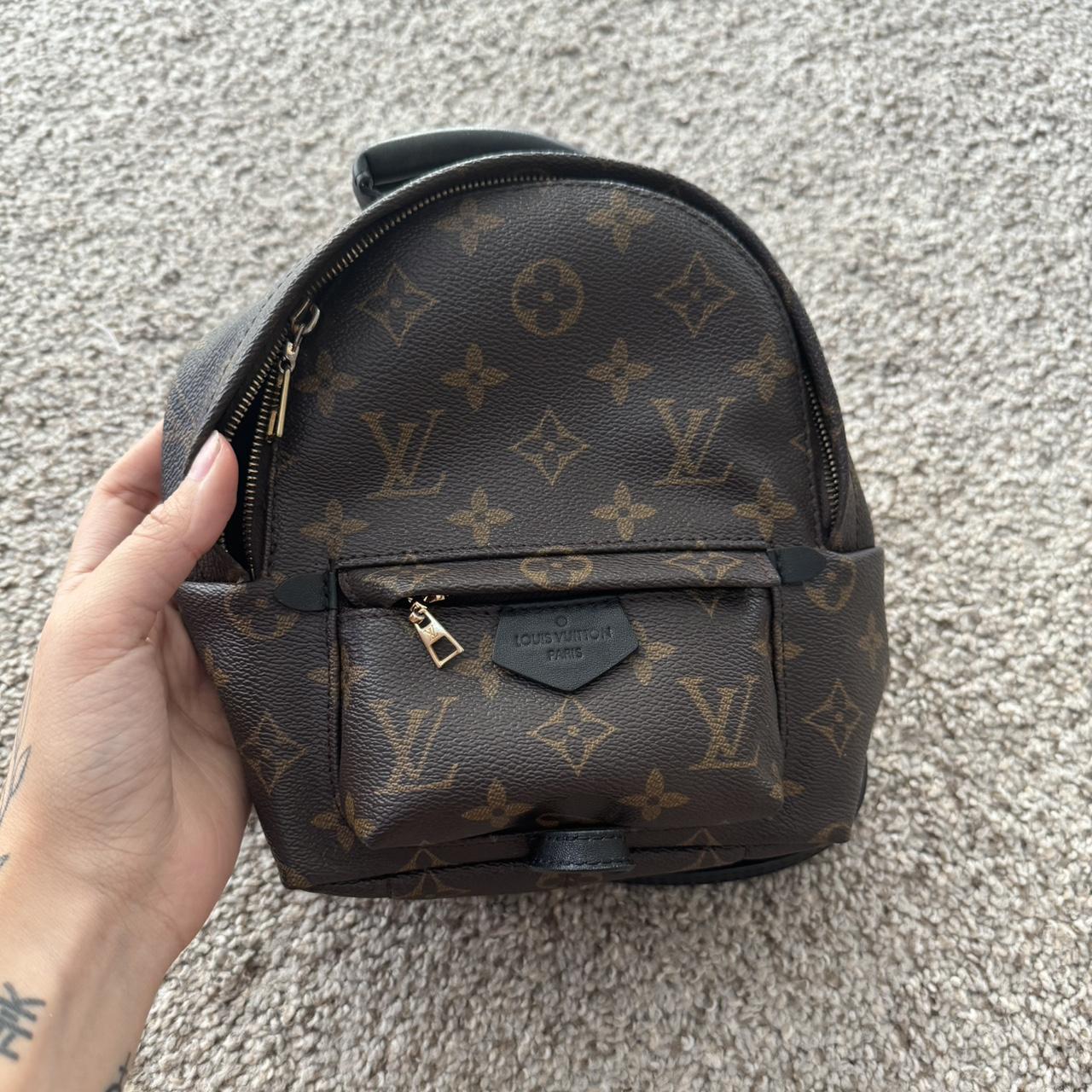 Mini Louis Vuitton backpack Imperfections; zipper... - Depop