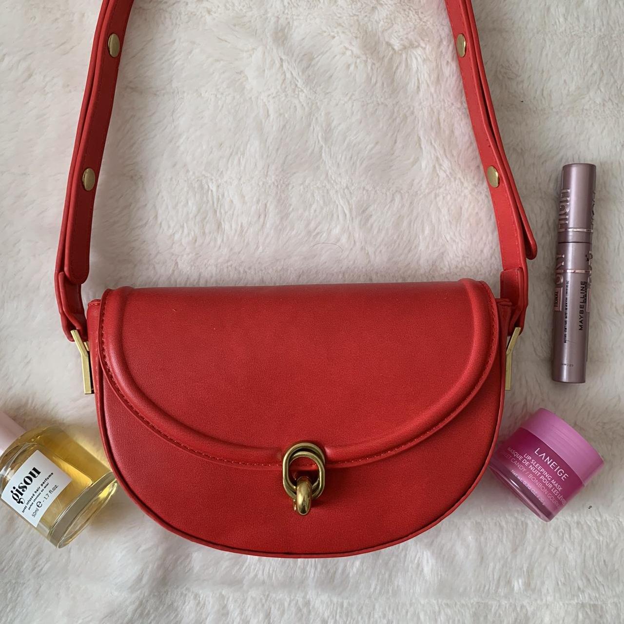 Cherry Red Saddle Bag 🍒 ️ #cherryred #redbag... - Depop