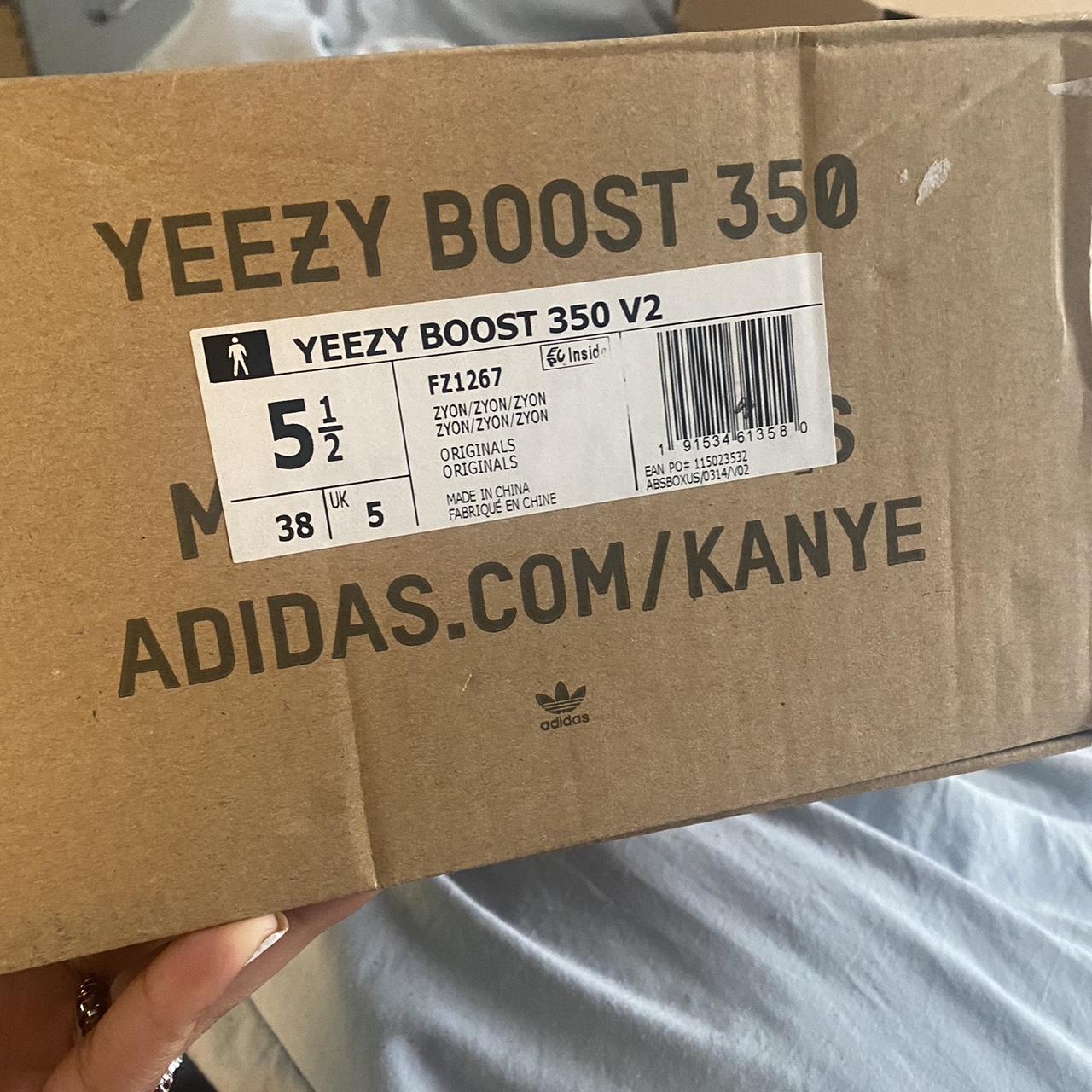Work once ! Zyon Yeezys , size 5 1/2 in men’s ! Box... - Depop