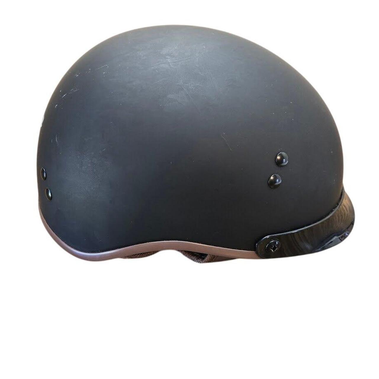 RAPIDO Motorcycle Half Helmet DOT Certified Cruiser... | Depop