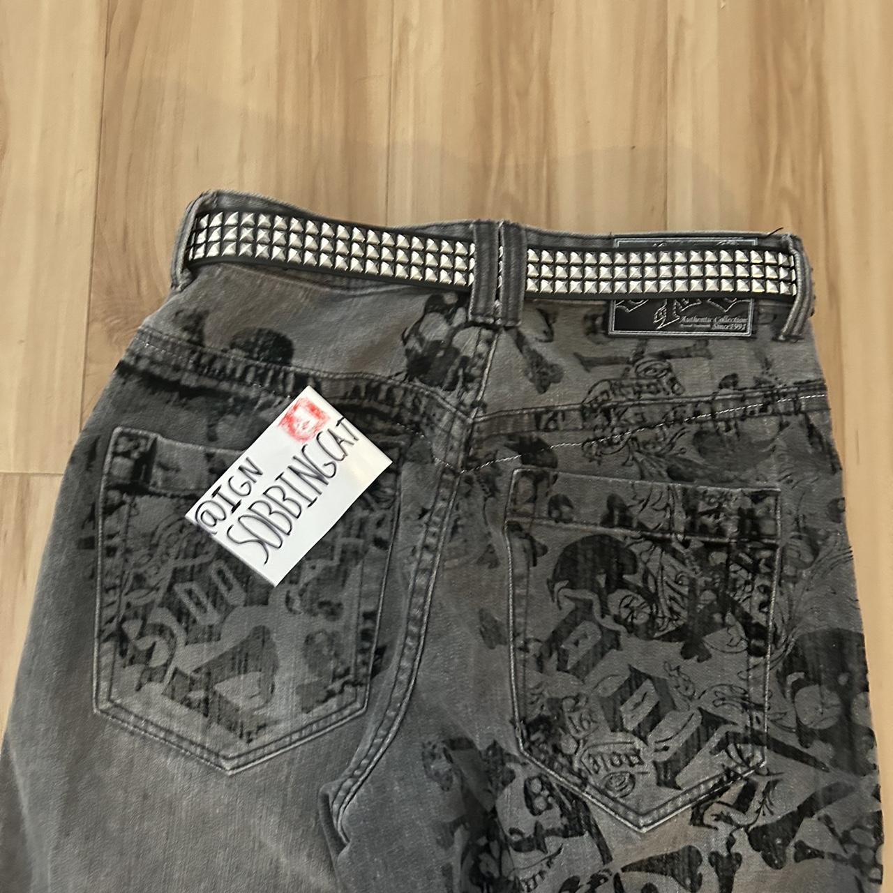 Y2K studded belt with unique buckle Unisex belt that... | Depop