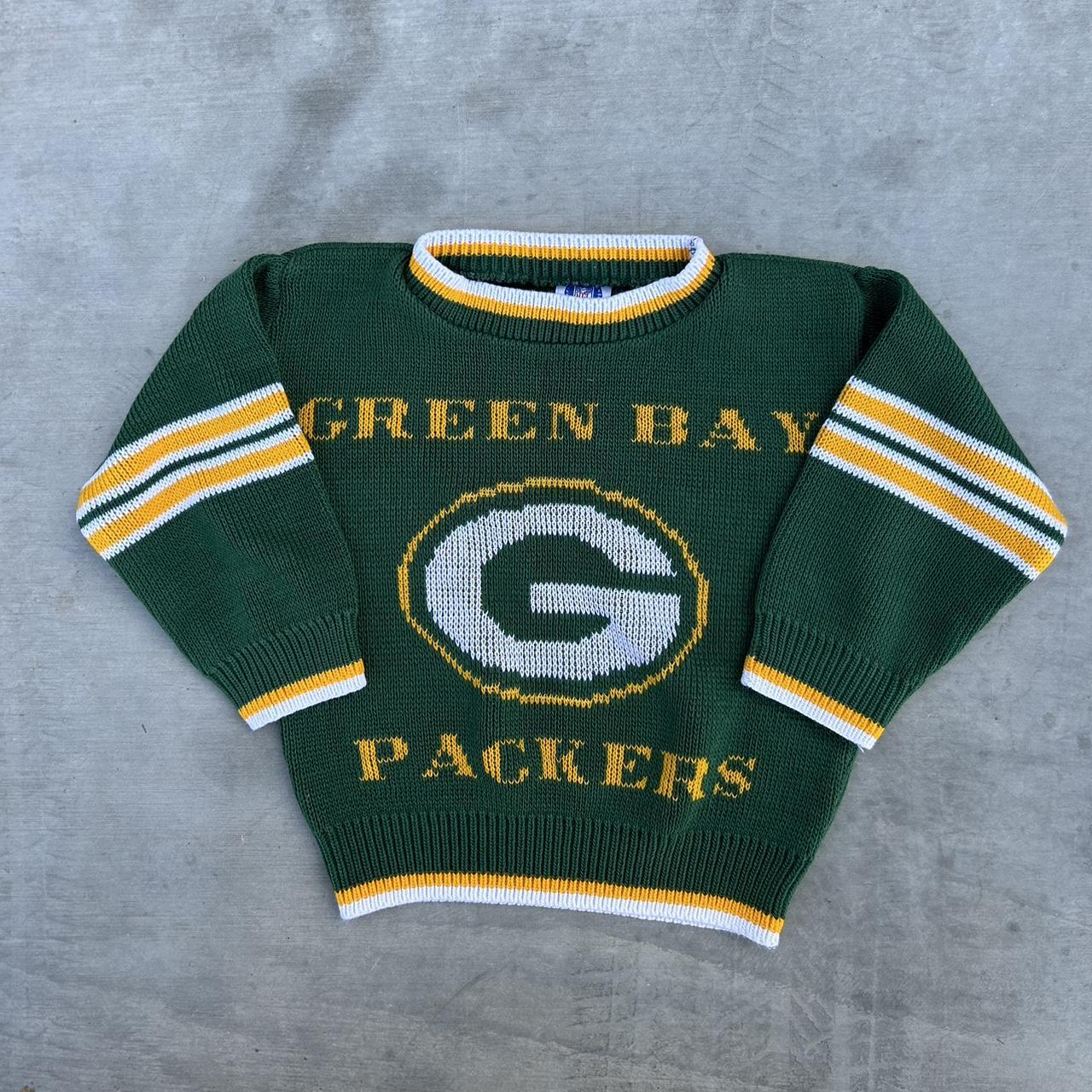 Kids: Packers Knit Sweater Size: 4/5 NFL TAG 1... - Depop