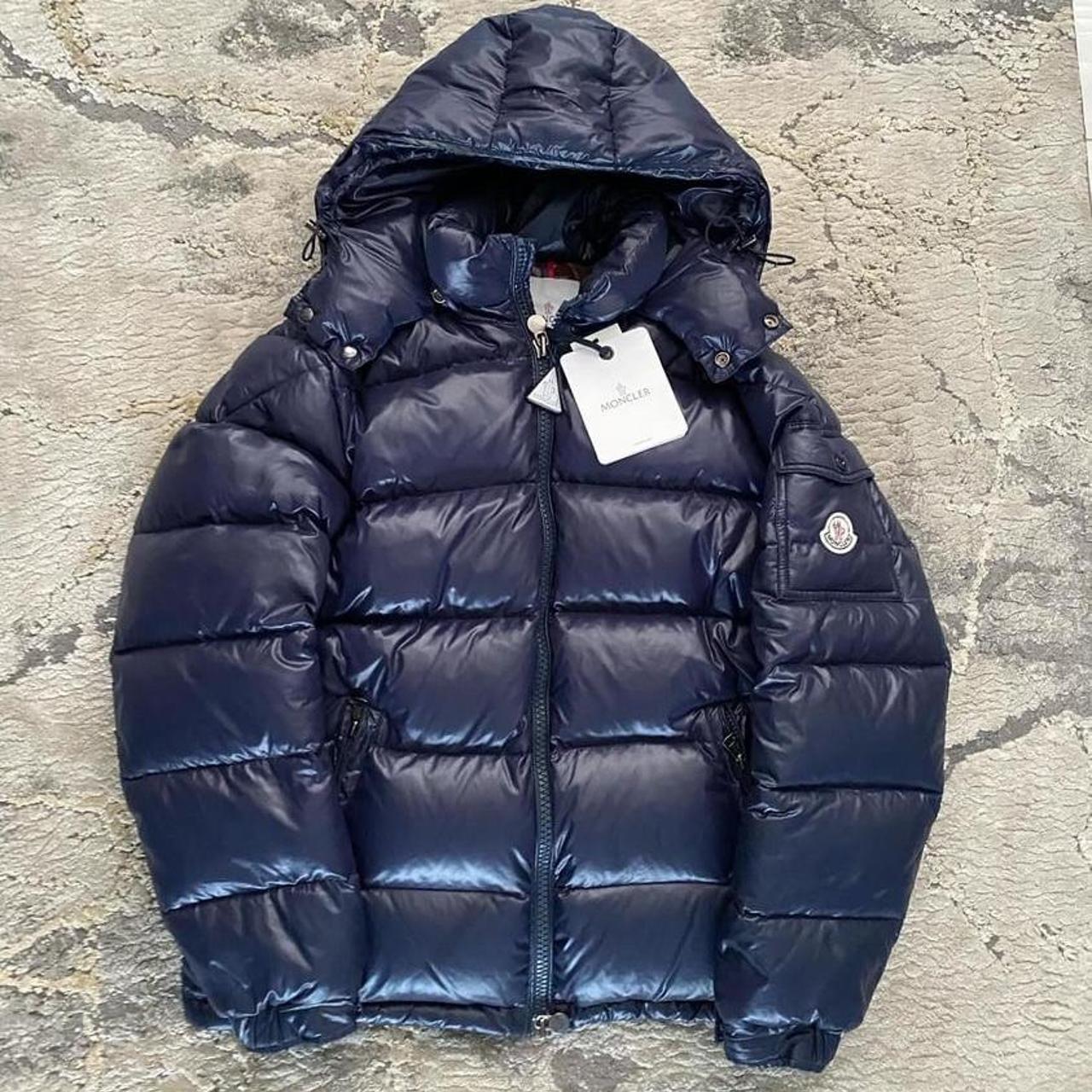 Moncler maya navy (2020) Comes with tags but they... - Depop
