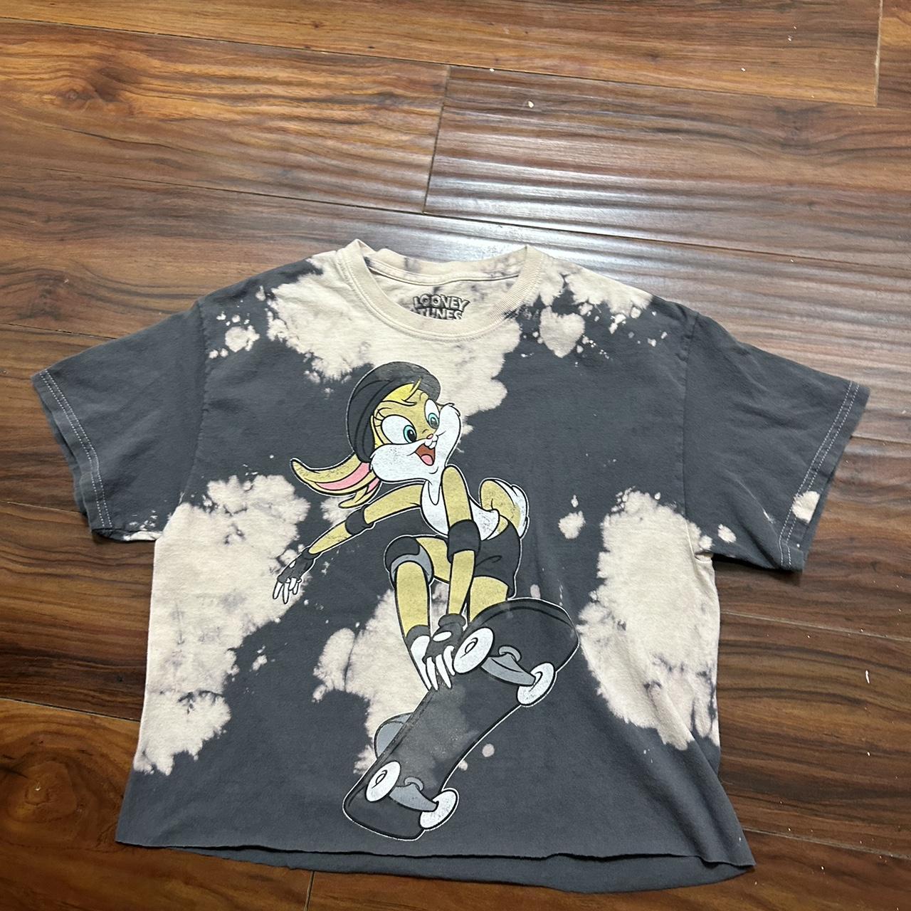 Looney tunes crip top size medium, short sleeve - Depop