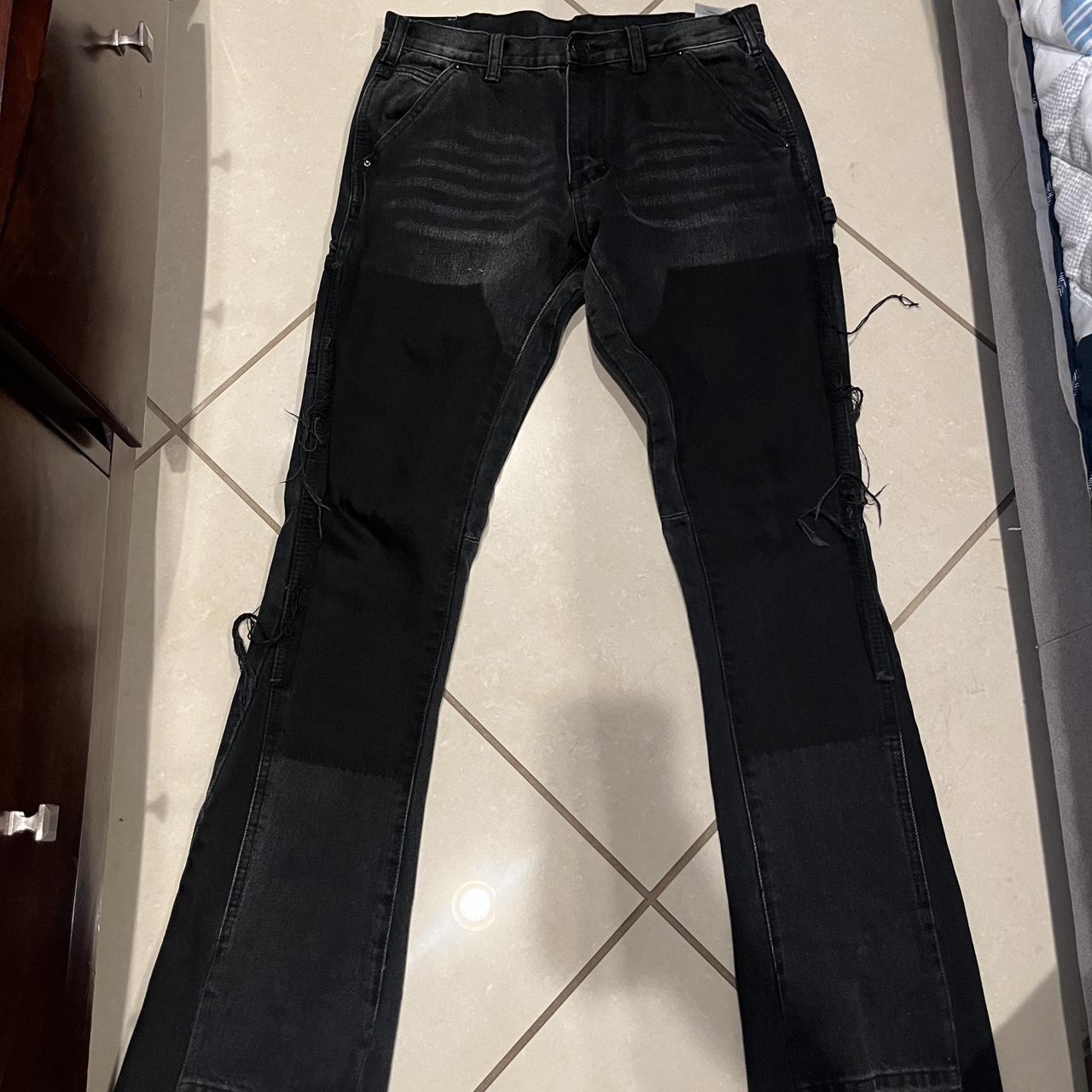 BLACK FLARWD MNML SIZE 29 OPEN TO OFFERS - Depop