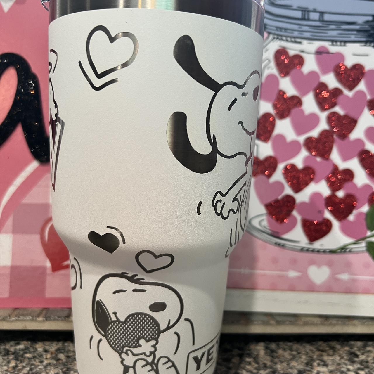 40oz YETI ENGRAVED SNOOPY #snoopy #engraved #yeti - Depop