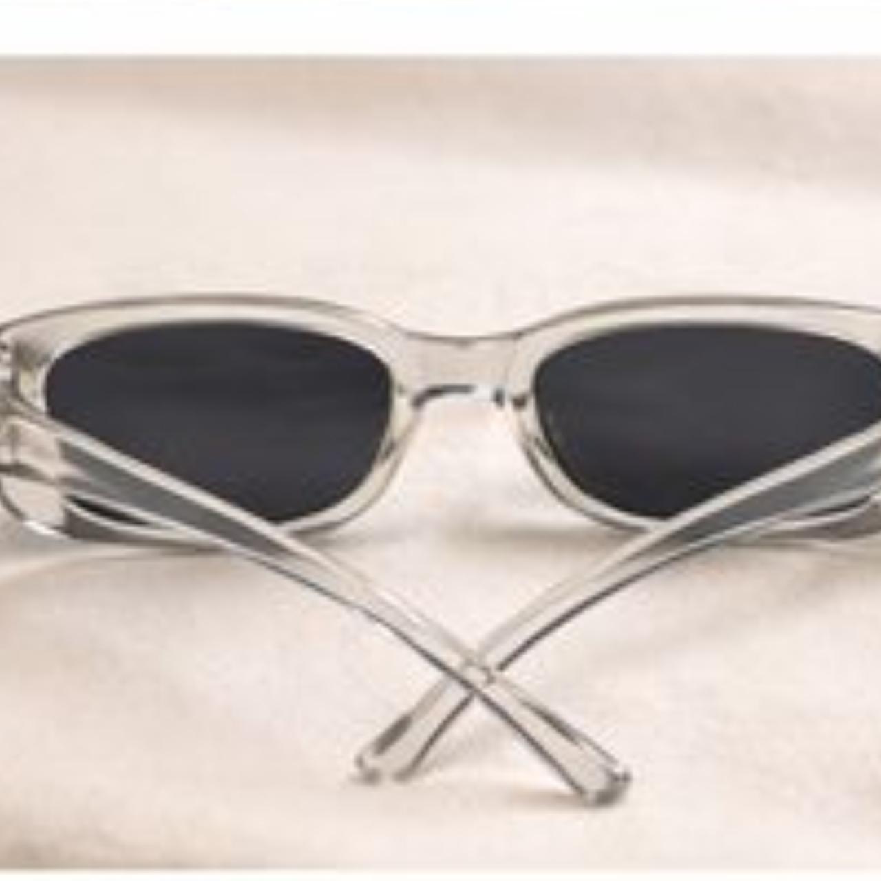 ***VIRAL*** Clear Frame "Rave" rectangular... | Depop