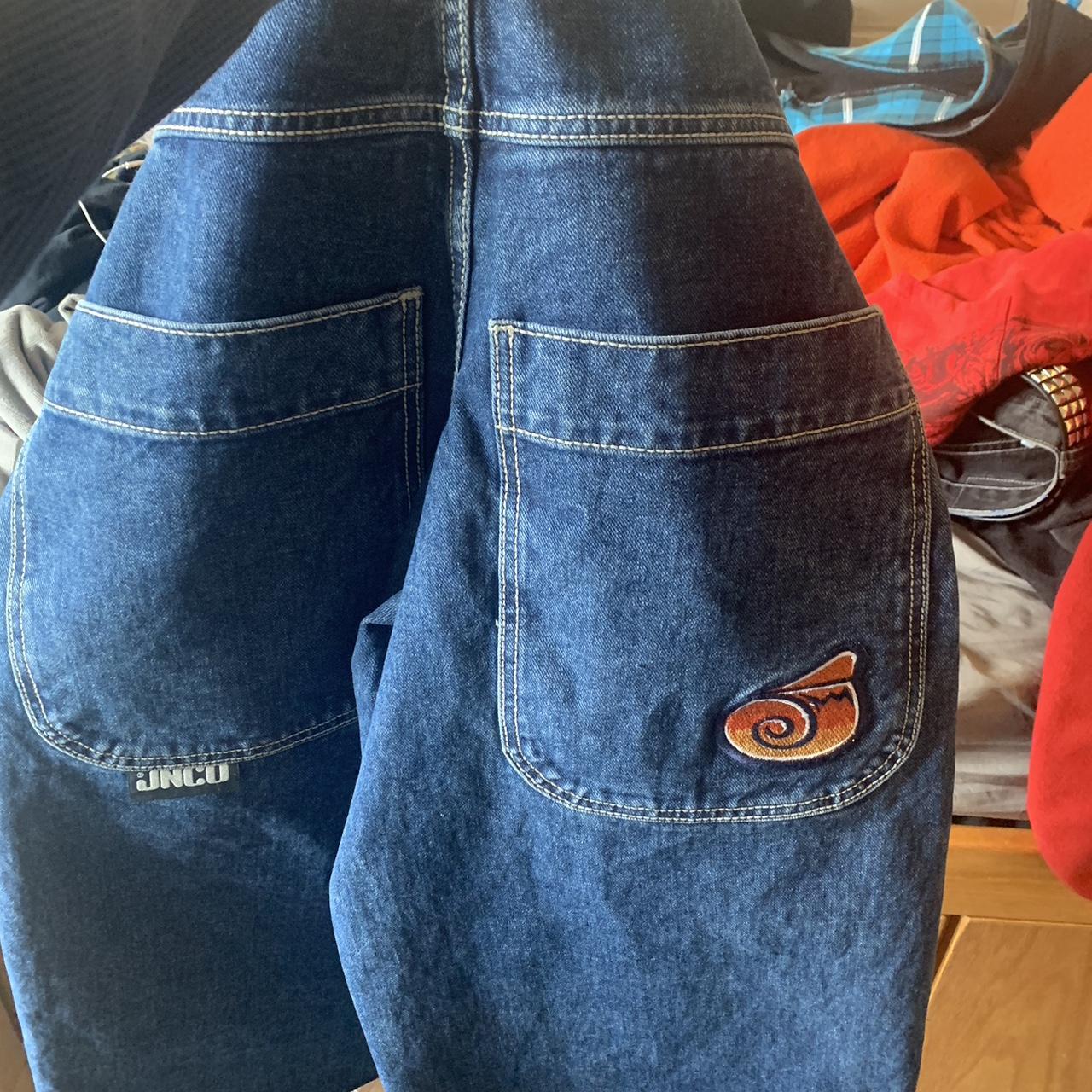 JNCO TWIN CANNONS 26” ‼️ends are cut raw‼️ all they... - Depop
