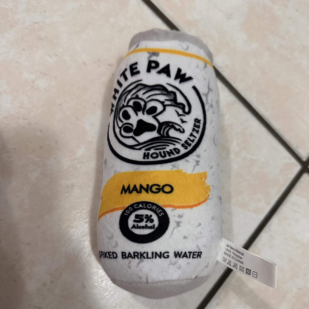 mango white paw dog toy in immaculate condition -... - Depop