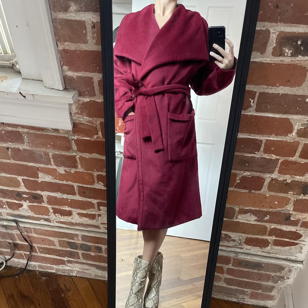 Anthropologie Fulton robe coat by Capulet in a deep... - Depop