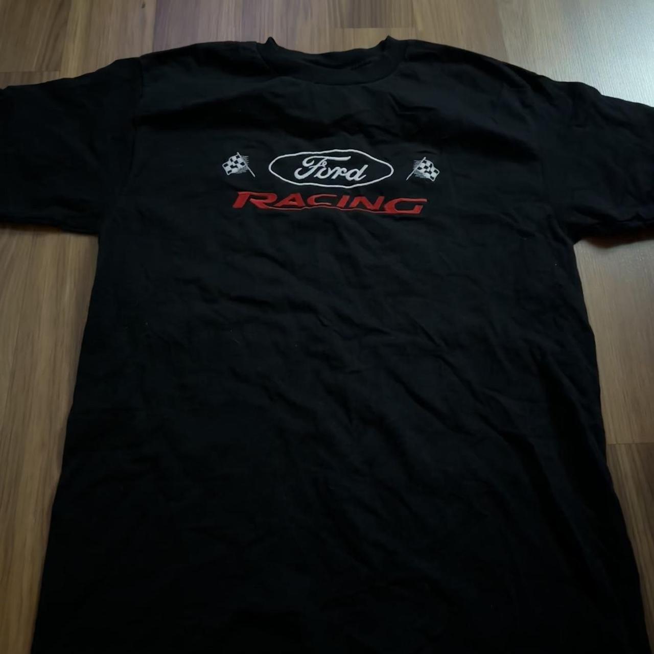 Embroidered ford racing tee - true to size - the... - Depop
