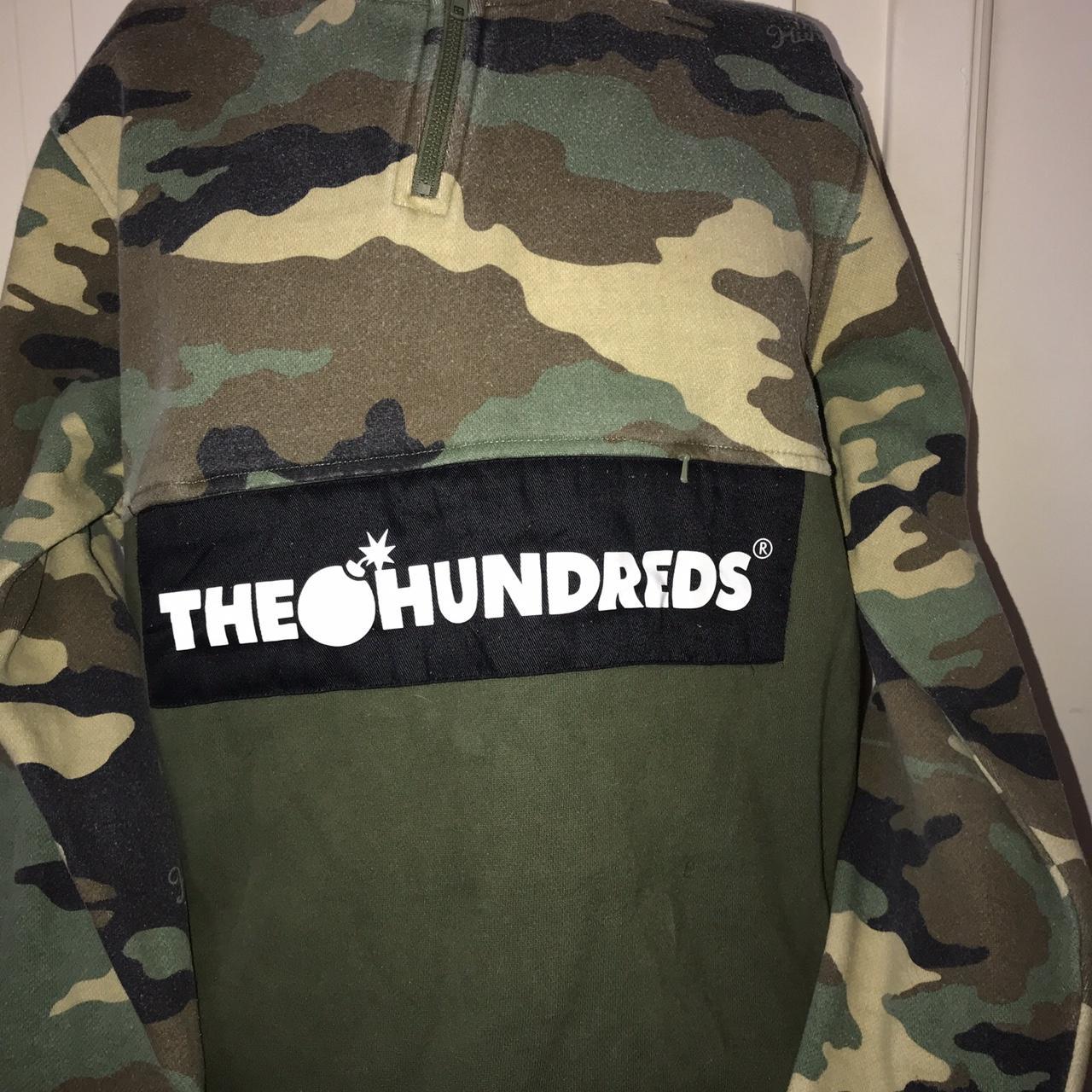 The Hundreds Camo 1/4 Zip Jacket. This is an... - Depop