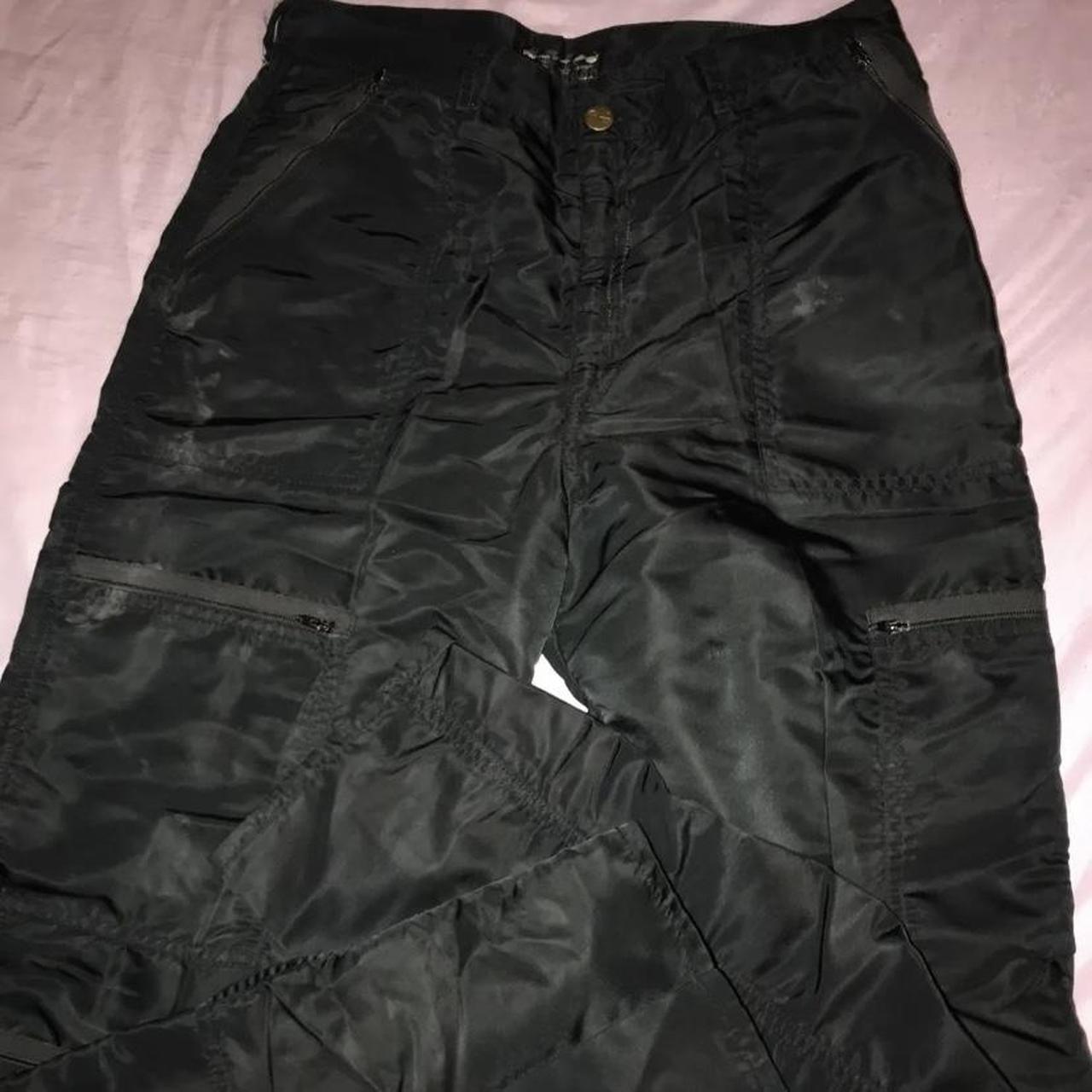 Vintage Panno DOR Black Parachute Pants. These are... - Depop