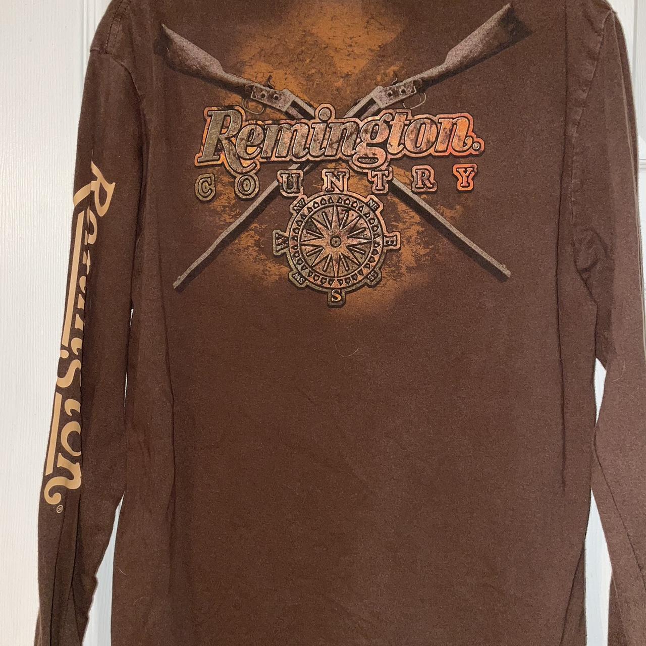 •vintage remington country long sleeve •size L •P2P... - Depop